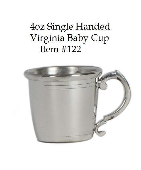 Pewter Virginia Baby Cup – Camelot Pewter RVA